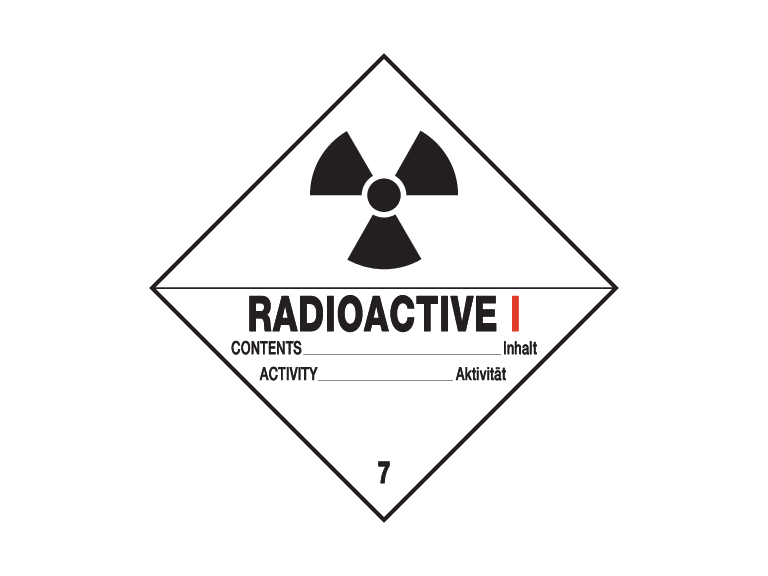 Radioactive I (Kleber / Autocollant / Autoadesivo)